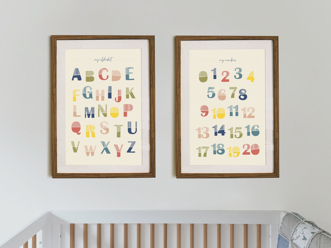 Alphabet Poster | ABC Poster | Poster for Kids Room | Homeschool Decor ...