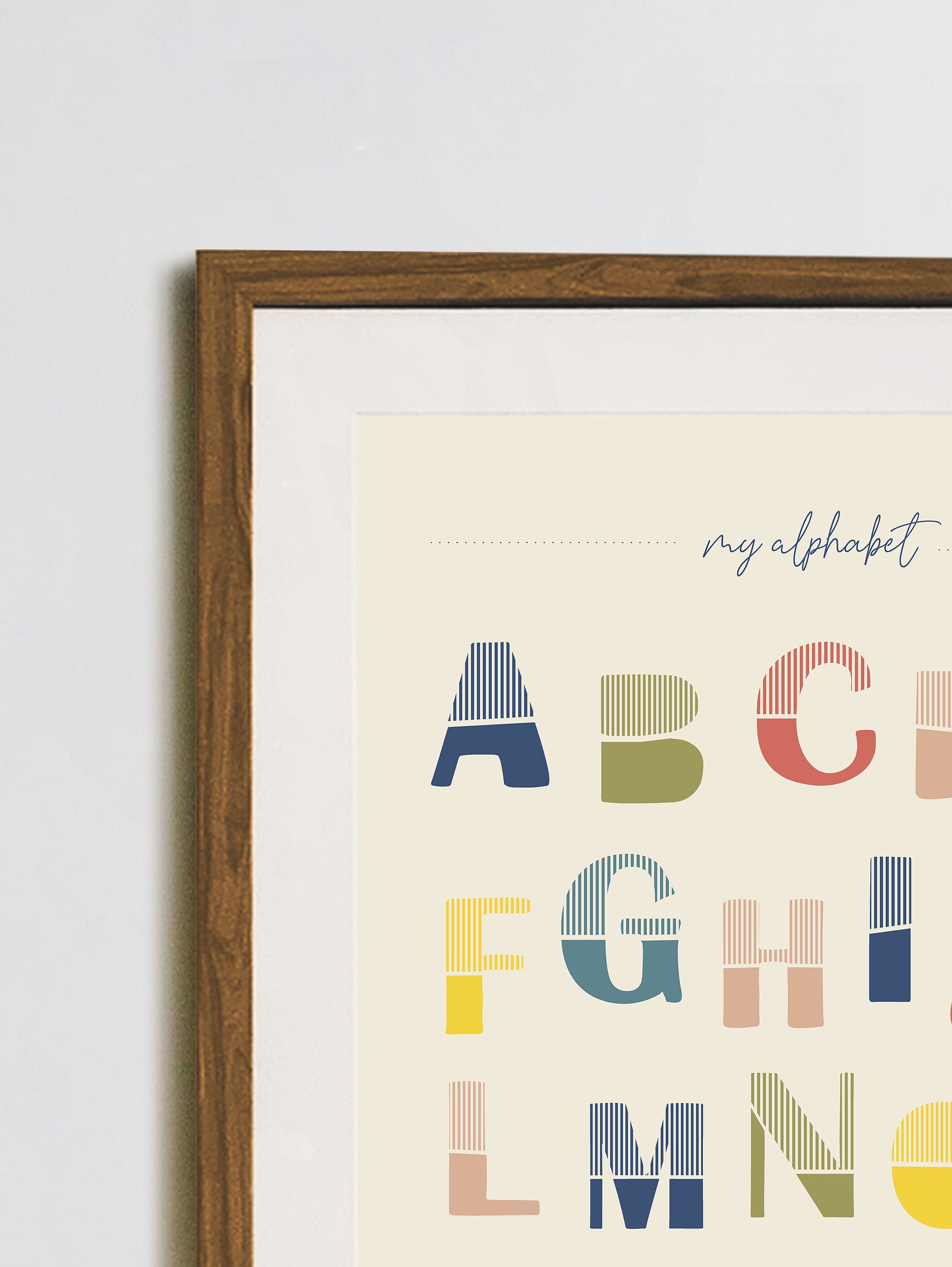 Alphabet Poster | ABC Poster | Poster for Kids Room | Homeschool Decor ...