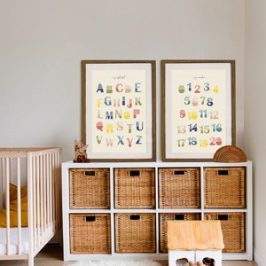 Alphabet Poster | ABC Poster | Poster for Kids Room | Homeschool Decor ...
