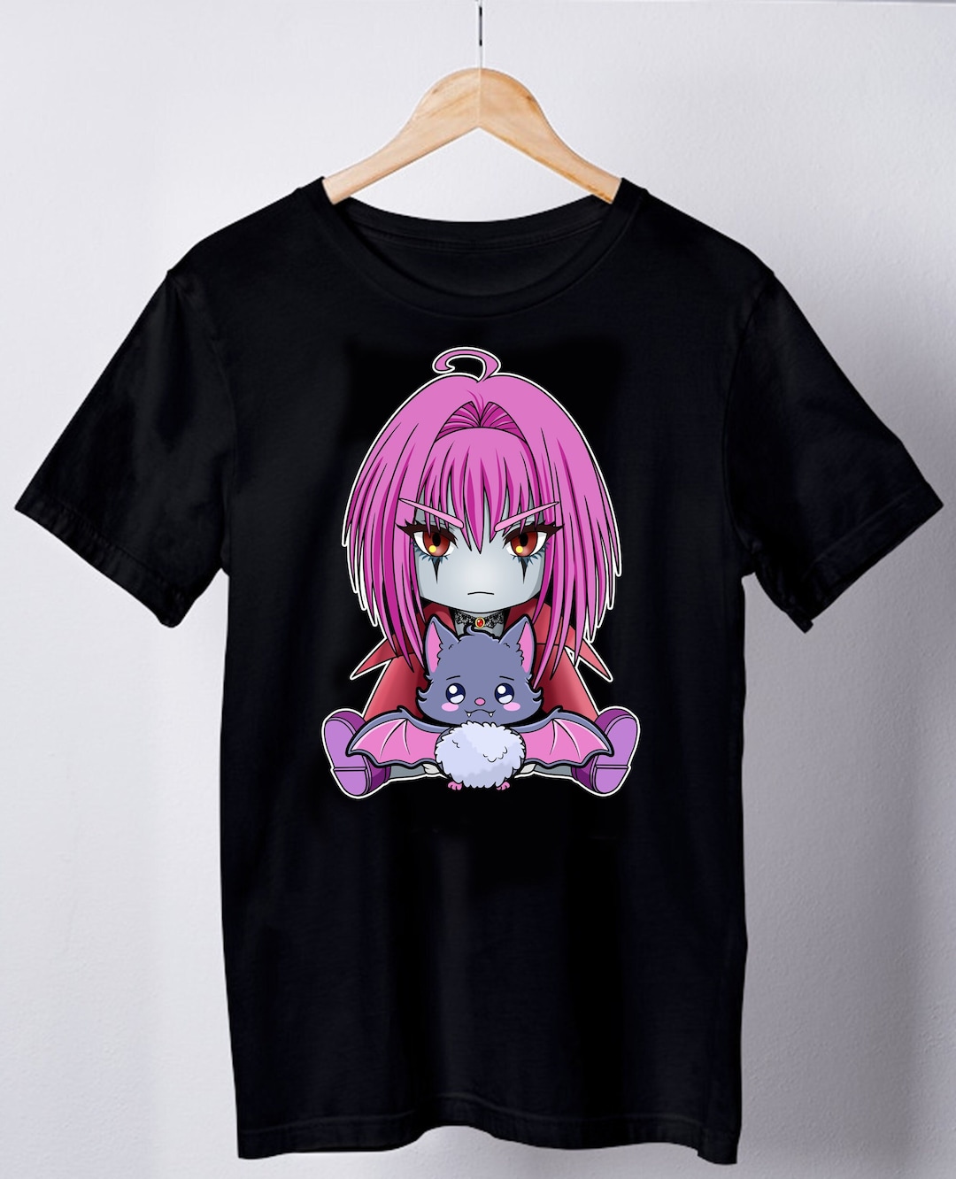 Lorelai & Bat Friend, Gothic Anime Style, Chibi Anime Character, Anime ...