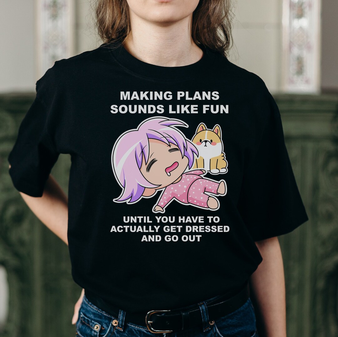Funny Adulting T-shirt | Making Plans, Unisex Jersey Tee - Etsy