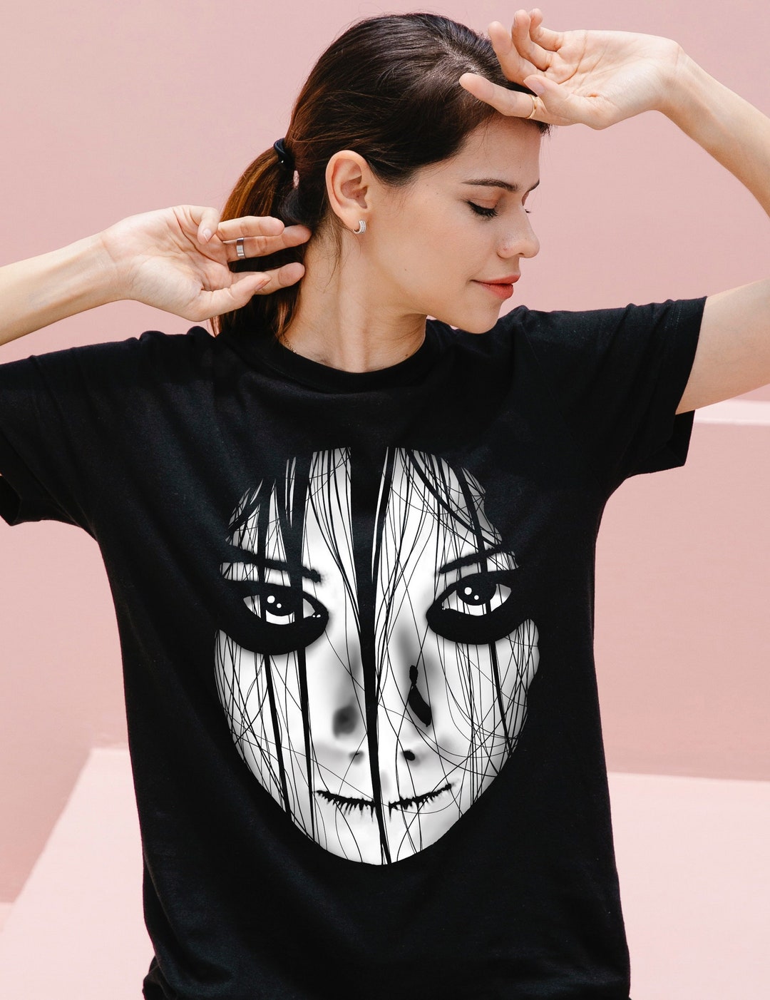 Haunted Face Tee | Unisex, Scary T-shirt, Halloween Gift, Ghost Shirt ...