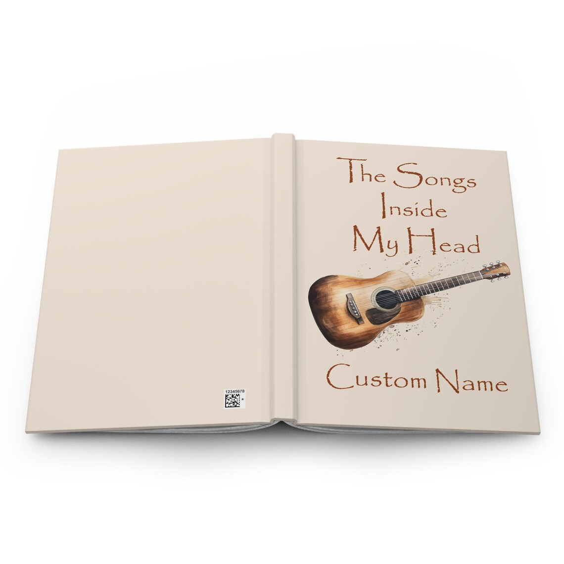 Personalized Lyric Journal, Custom Songwriter Notebook, Musician Song ...