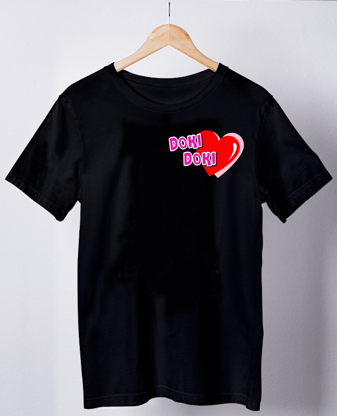 Doki Doki Heartbeat | Unisex, Anime Lover Shirt, Funny Anime Shirt ...
