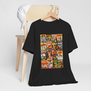 Vintage Comic Book Covers Tee | Unisex, Comic Book T-shirt, Comics Fan ...
