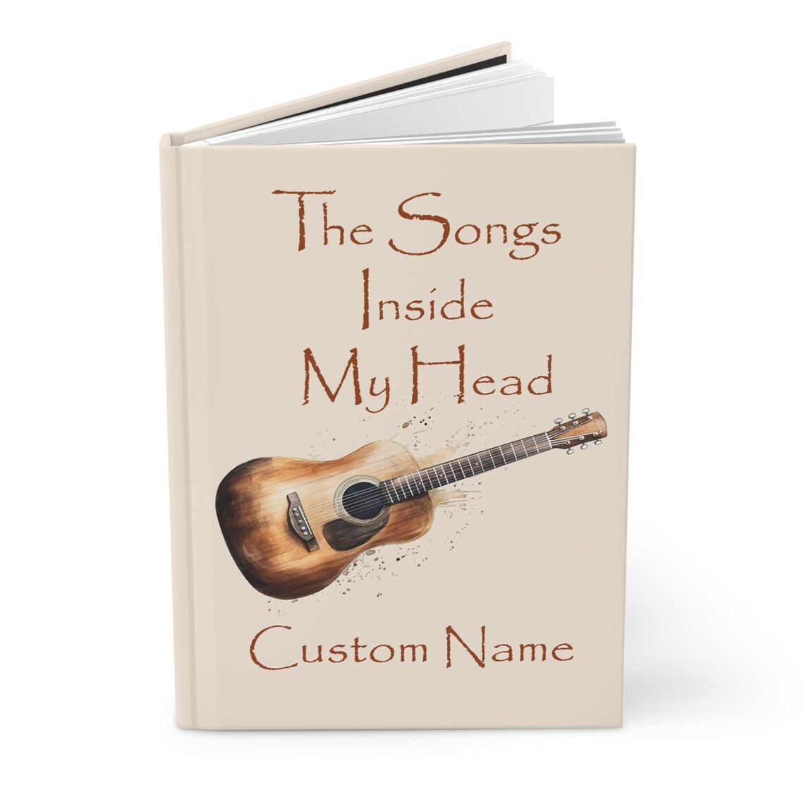 Personalized Lyric Journal, Custom Songwriter Notebook, Musician Song ...