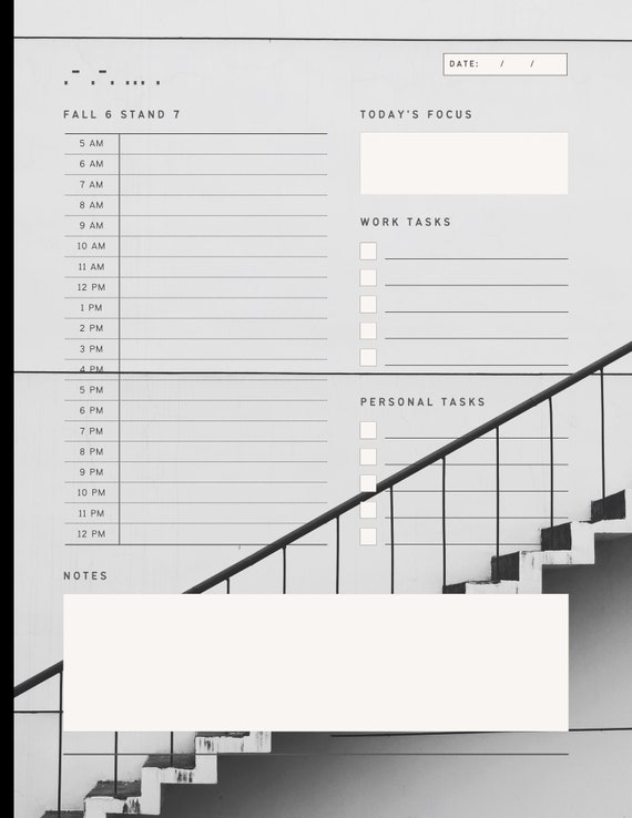 Monotone Printable Planner Planner Download Digital - Etsy