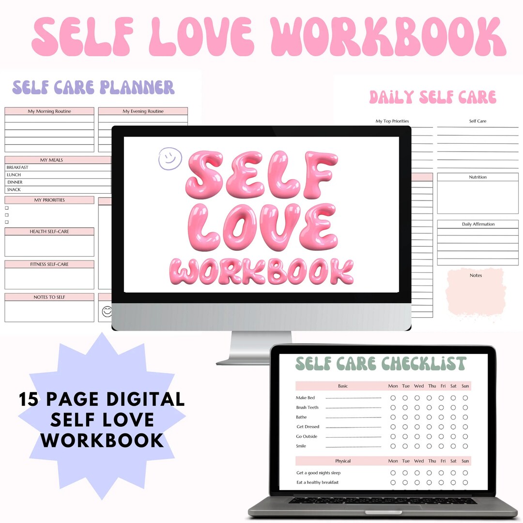 Self Care Journal, Self Care Workbook, Self Love, Burnout, Stress ...