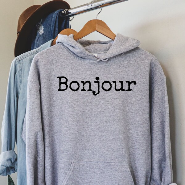 Bonjour Shirt - Etsy