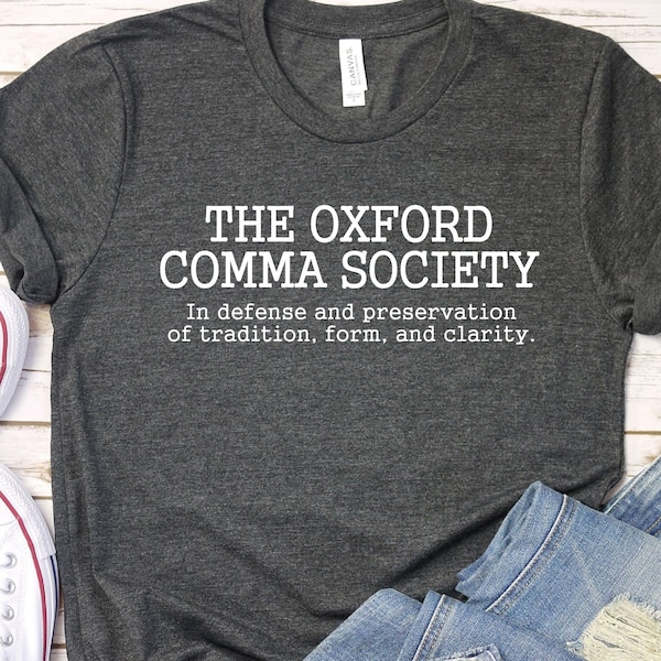 Oxford Comma - Etsy