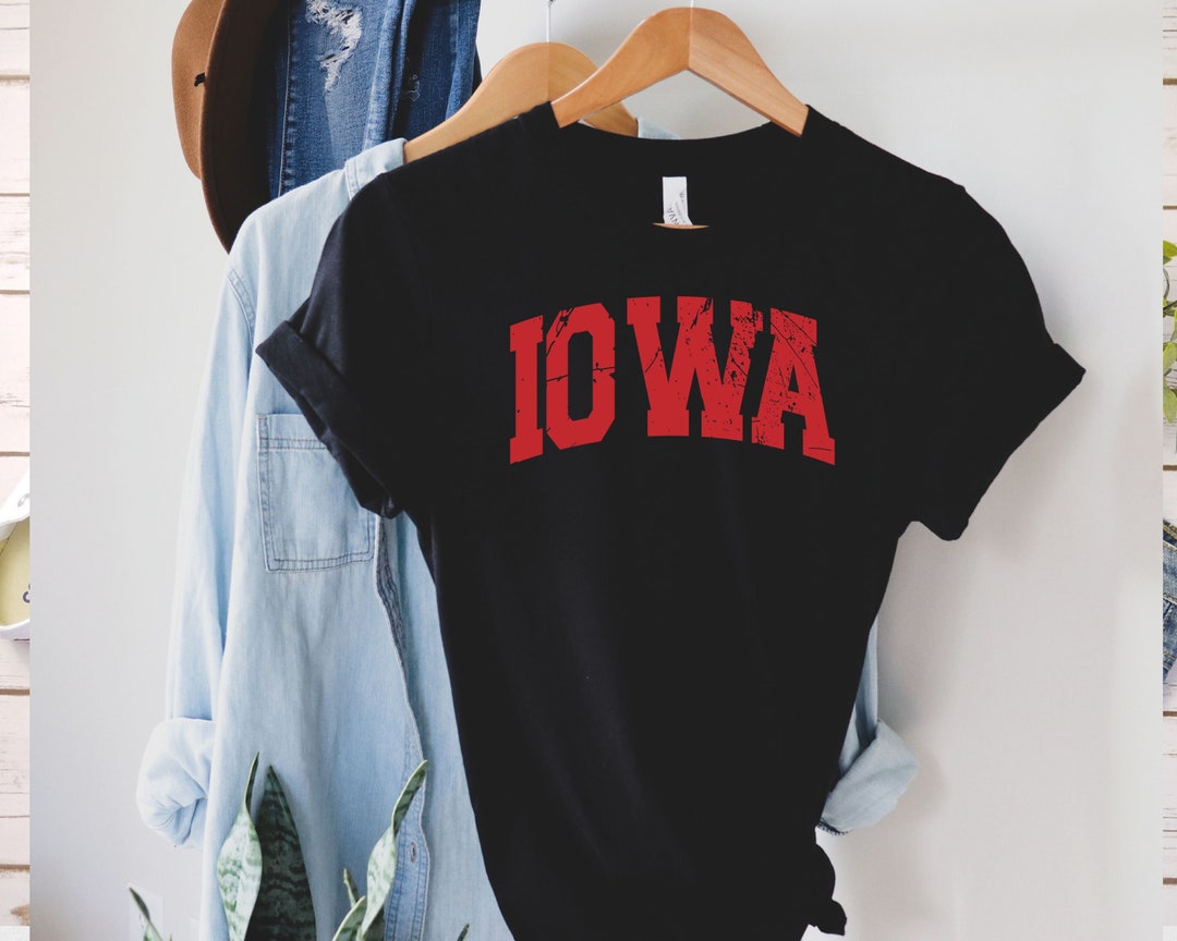 Iowa Shirt, Iowa Tee, Iowa T Shirt, Iowa Gift, Iowa Trip, Iowa Vintage ...