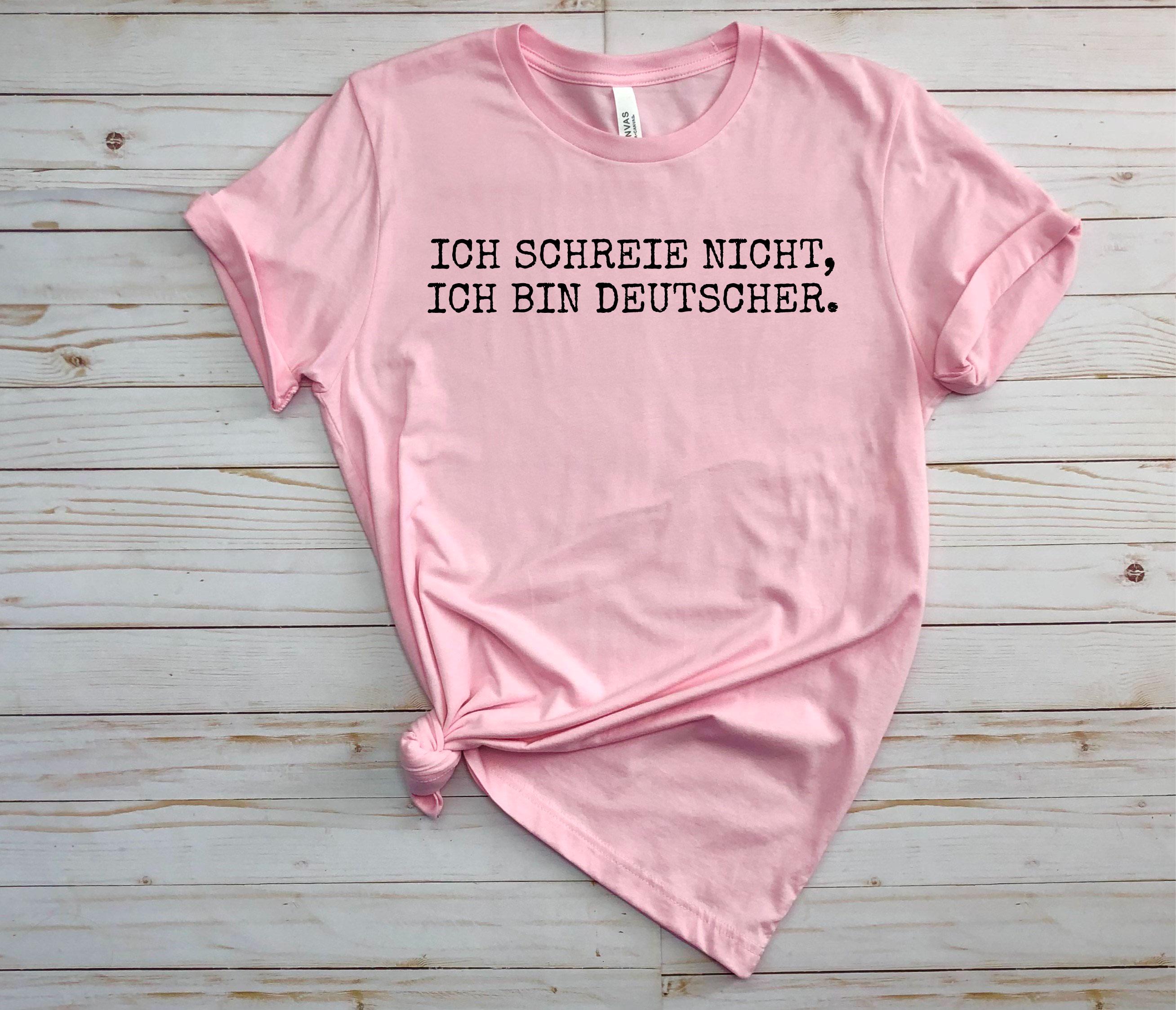Funny German T-shirt: I'm Not Yelling, Soft Cotton Tee - Etsy
