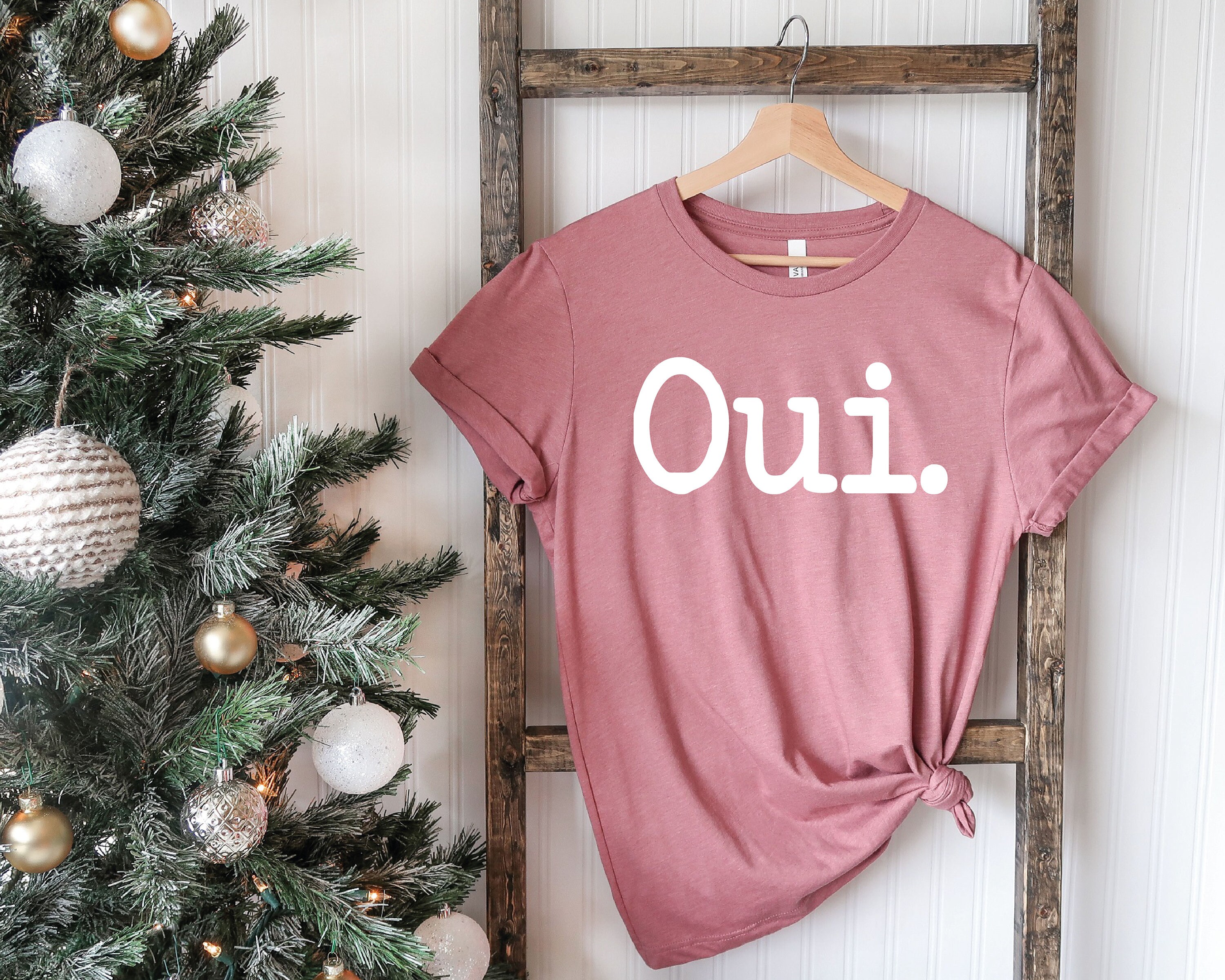 Oui Shirt, Cute French Shirt, Minimalist Tshirt, French Teacher Gift ...