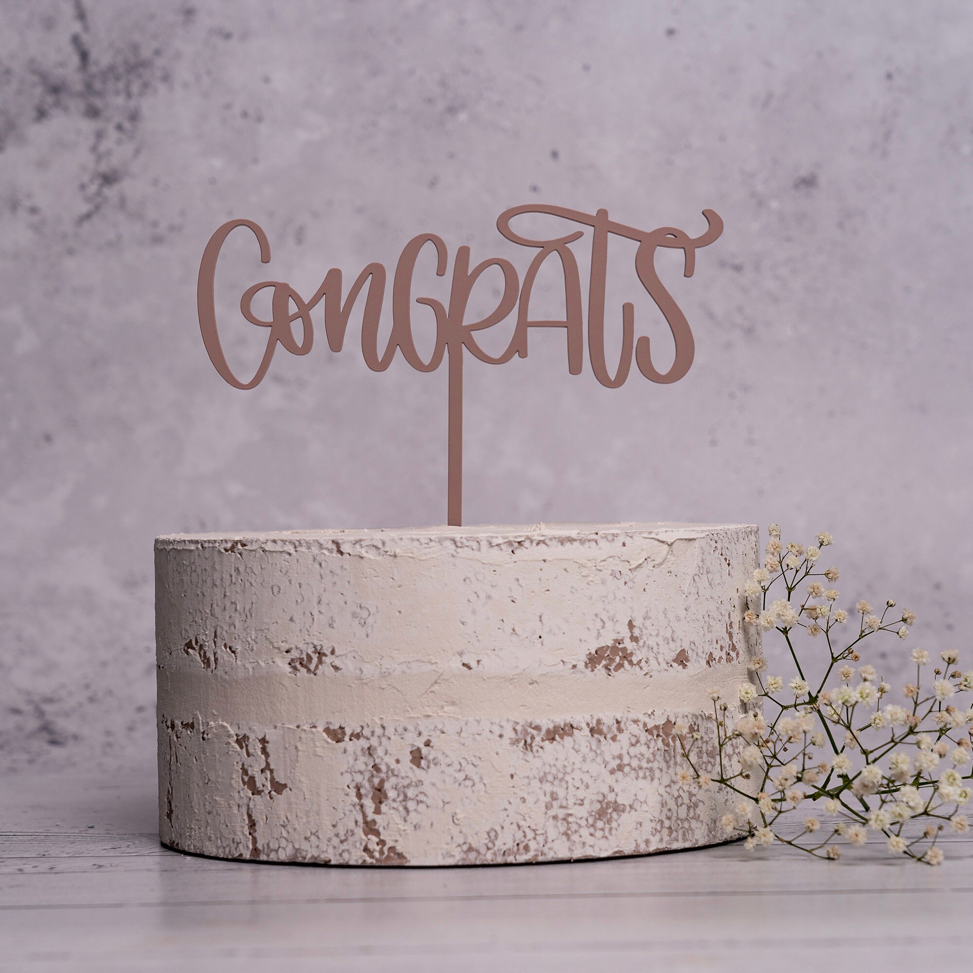 Congrats Cake Topper, Congrats Topper, Congratulations Topper, Perspex ...