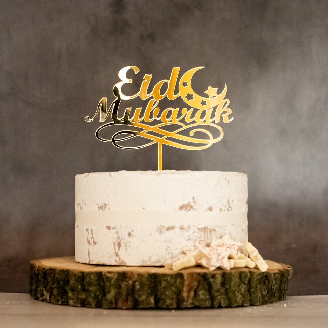 Eid Cake Topper, Eid Topper, Eid Celebration Topper, Perspex Cake ...