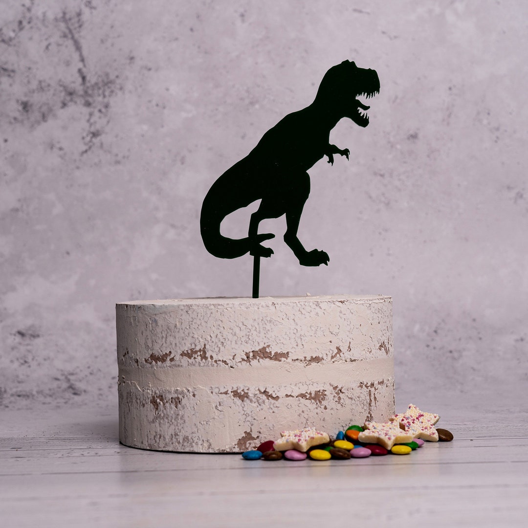 Dinosaur Topper, Dinosaur Cake Topper, Birthday Topper, Perspex Cake ...