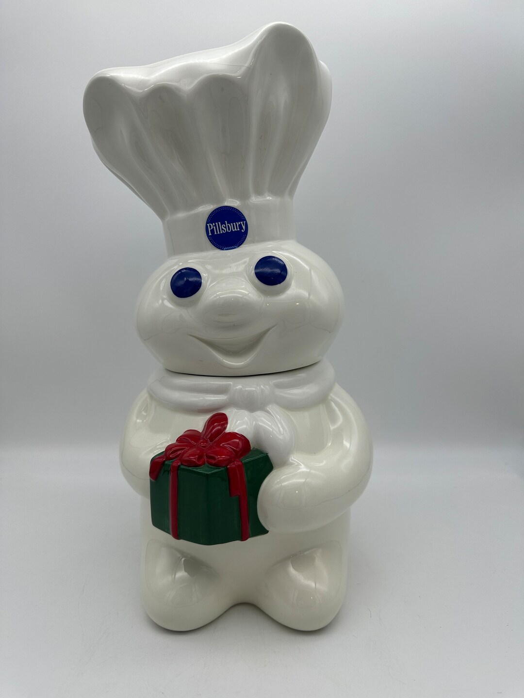 2003 Pillsbury Limited Edition Holiday Doughboy Cookie Jar With ...