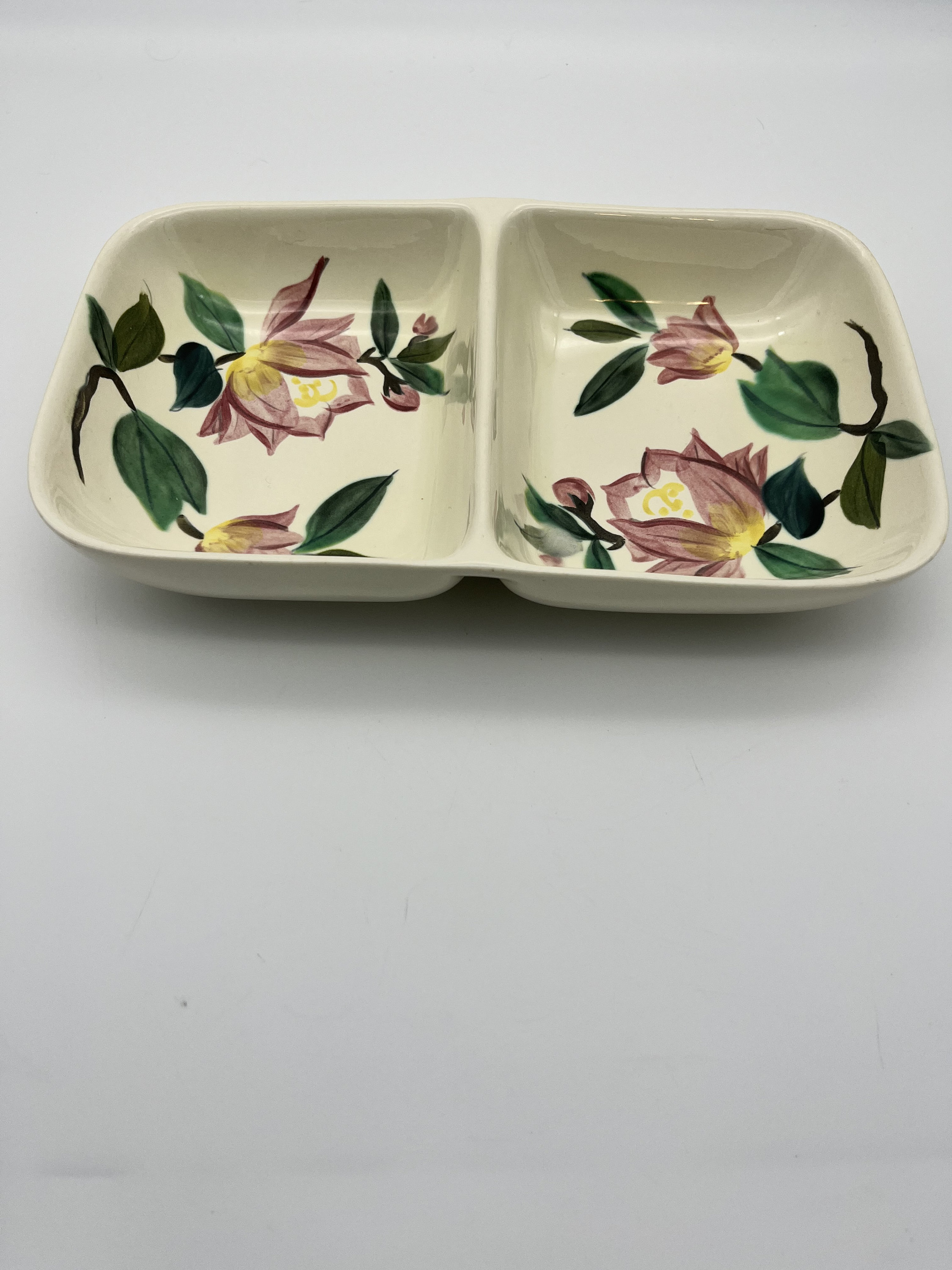 Vintage Red Wing Divided Serving Dish - Etsy