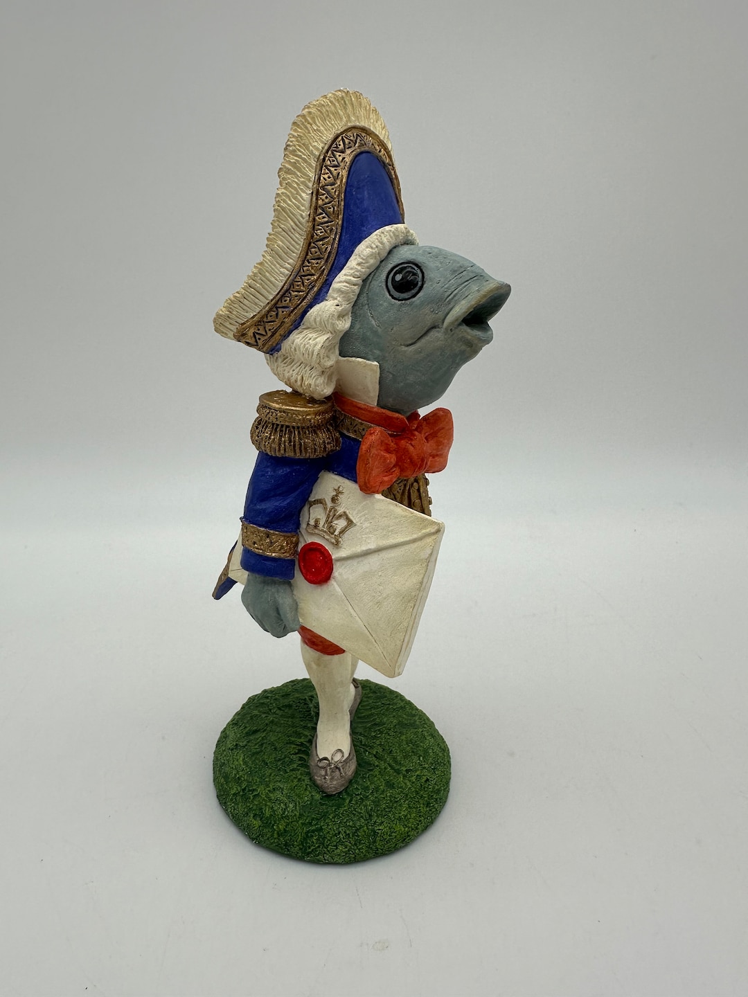 Rare 1993 Goebel Alice in Wonderland "fish Footman" Figurine in ...