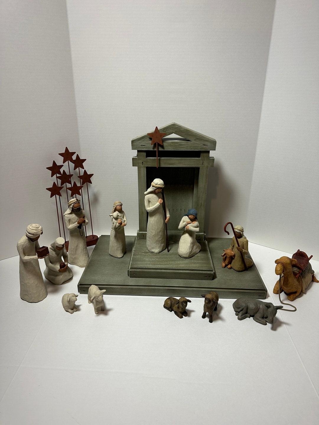 Vintage Willow Tree 15 Piece Nativity Set by Susan Lordi With Original ...