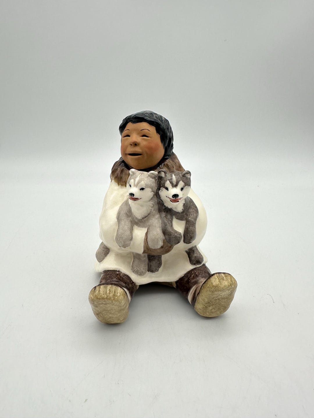 1989 C. Alan Johnson christopher Inuit Figurine Read Description - Etsy