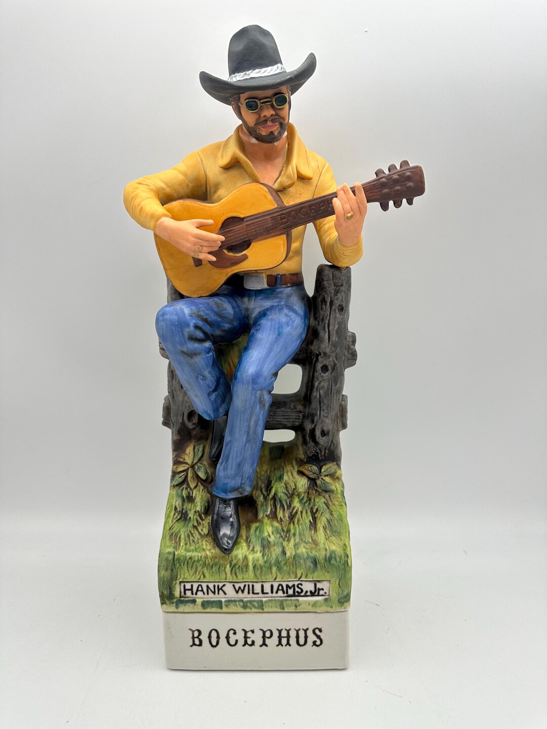 Vintage Mccormick Hank Williams Jr. bocephus Music Box Decanter New - Etsy