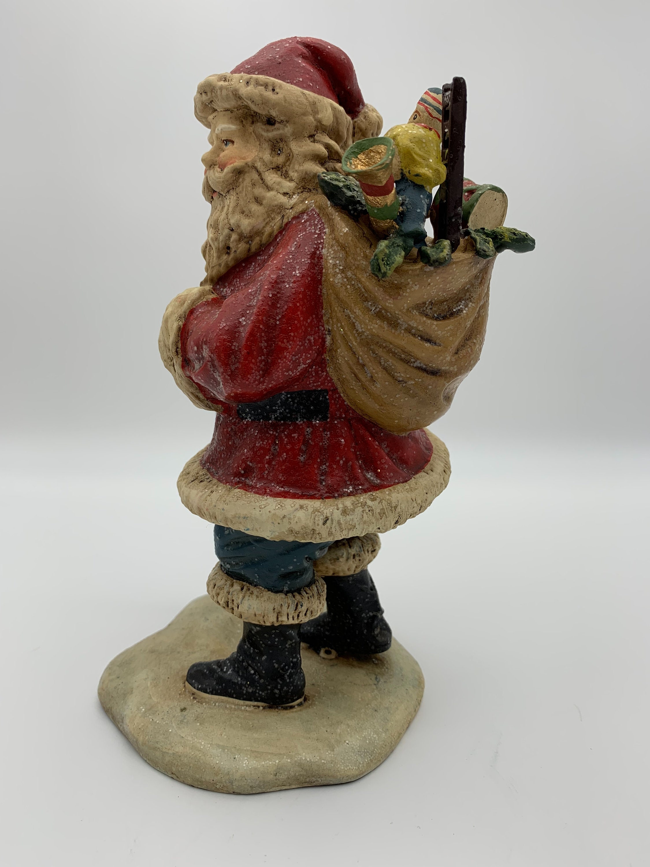 Vintage Dept. 56 Santa With Walking Stick - Etsy