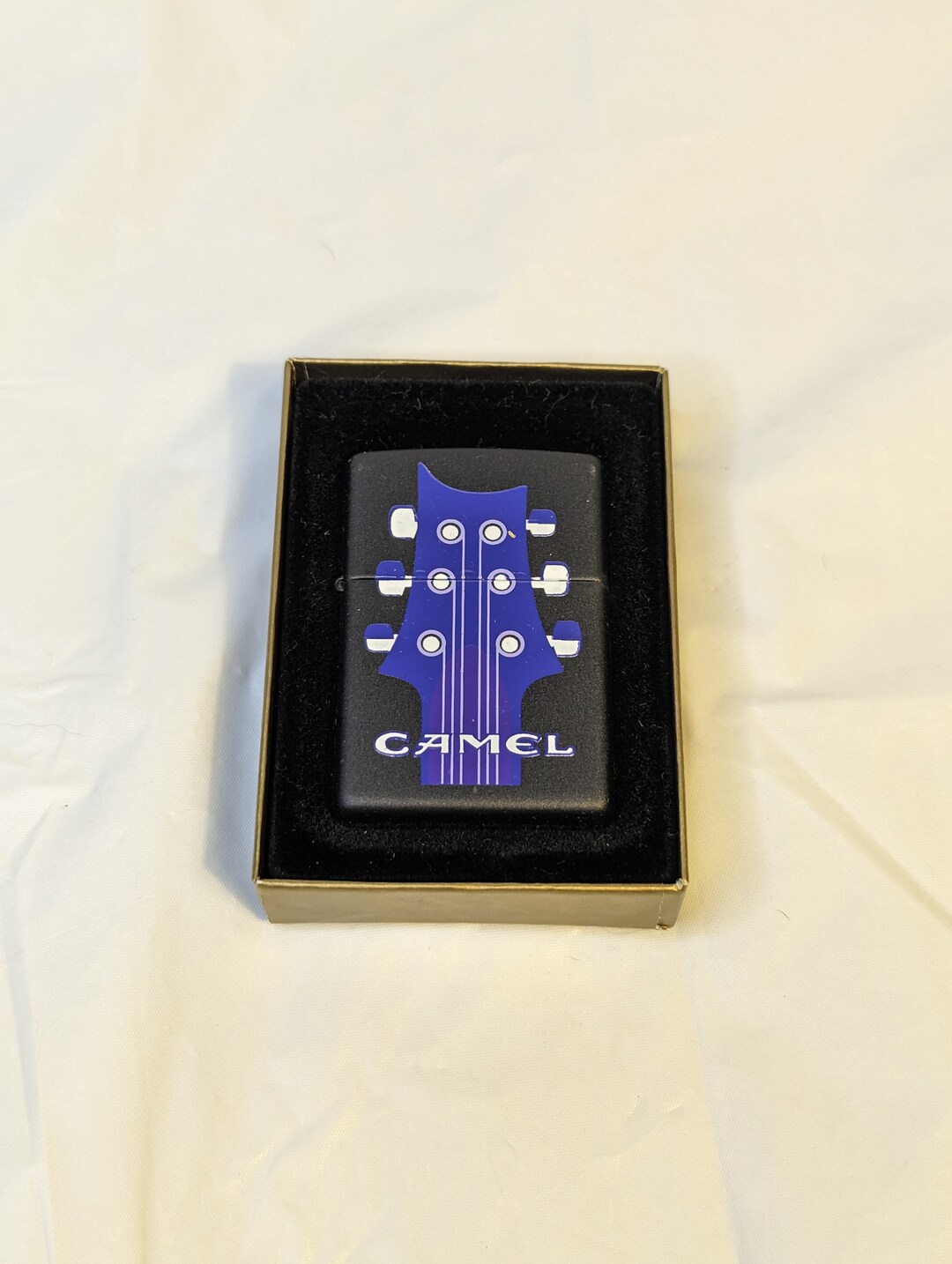 Vintage Camel Guitar Zippo Sealed - Etsy