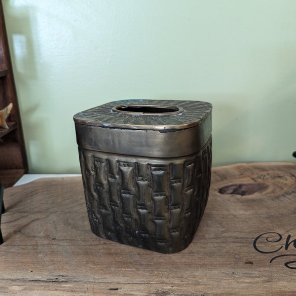 Antique Tissue Box Cover - Etsy