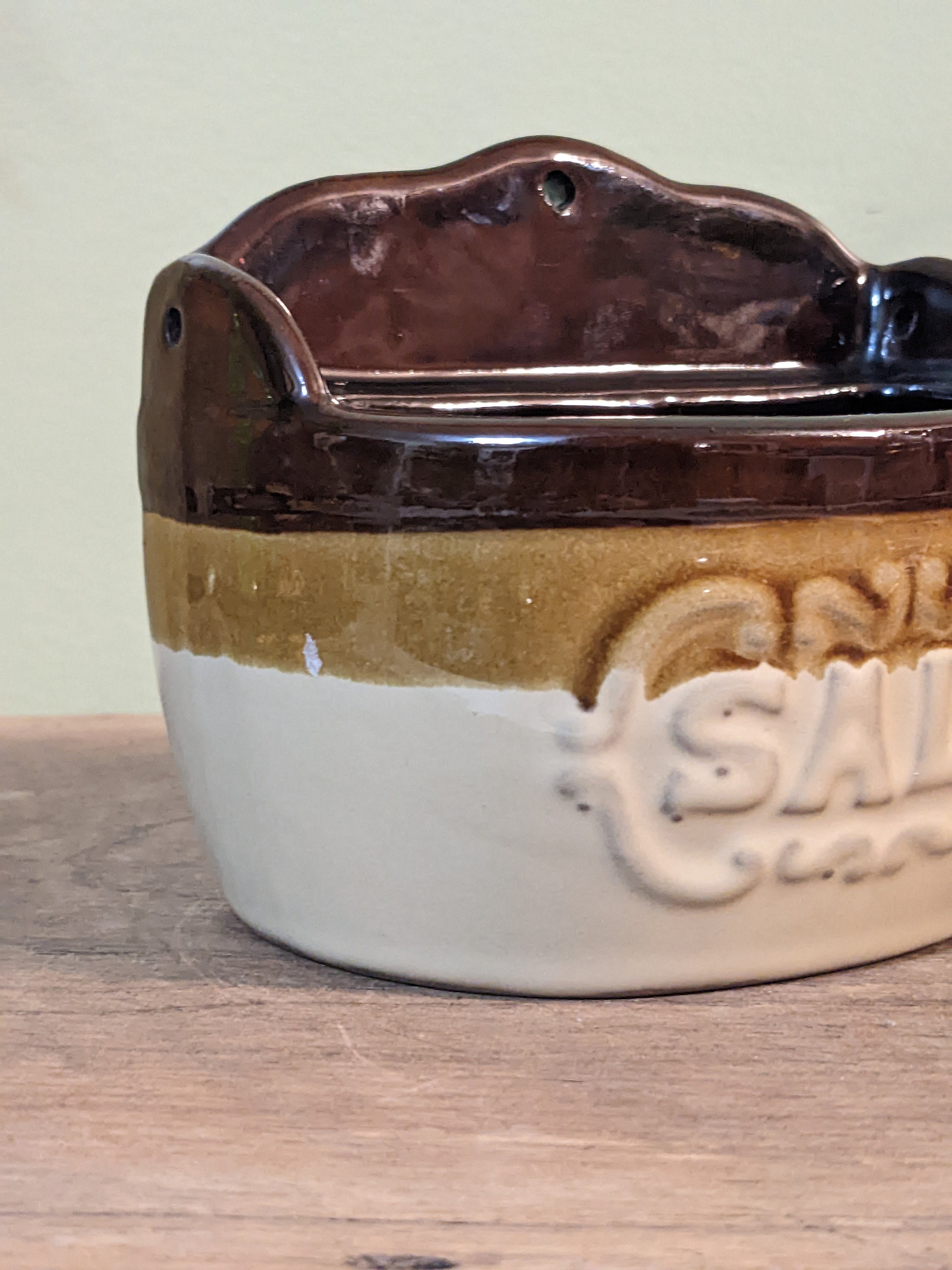 Vintage Salt Box - Etsy