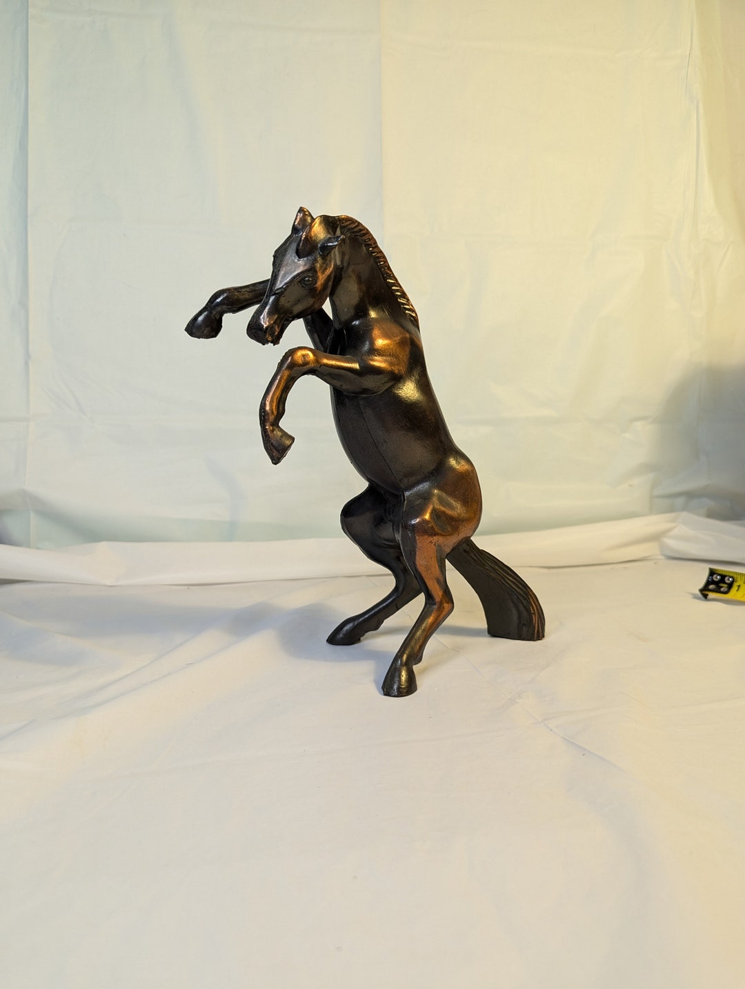 Rearing Horse Statue Bronze - Etsy