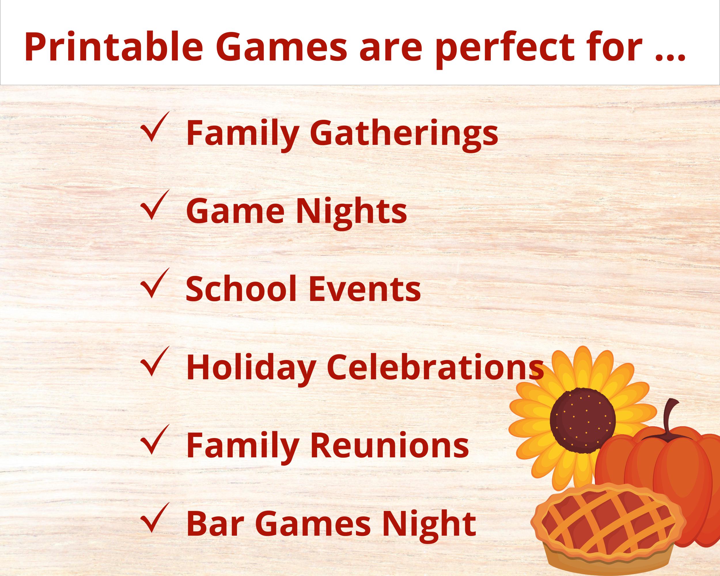 What's Your Turkey Name Game Printable, Thanksgiving Family Games Night ...