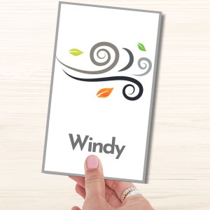 Weather Flashcards for Kids, Homeschool Education Flash Cards, 16 ...
