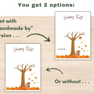 Fall Handprint Craft for Kids, Autumn Thanksgiving Tree Art Keepsake ...