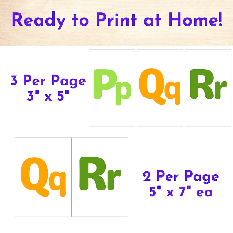 Printable Flashcards for Kids, Alphabet Flash Cards for Preschool Child ...