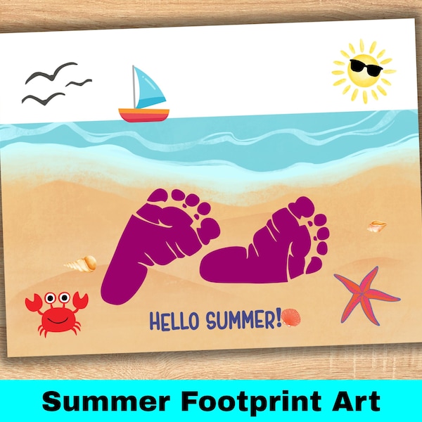 Baby Footprint Album - Etsy