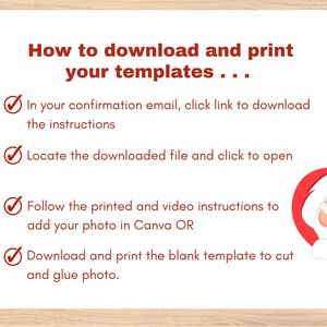 Elf Footprint Craft Photo Keepsake, Editable Baby's First Christmas ...