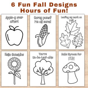 Torn Paper Crafts for Kids, Fall Art Activity Pack, Autumn Craft Bundle ...