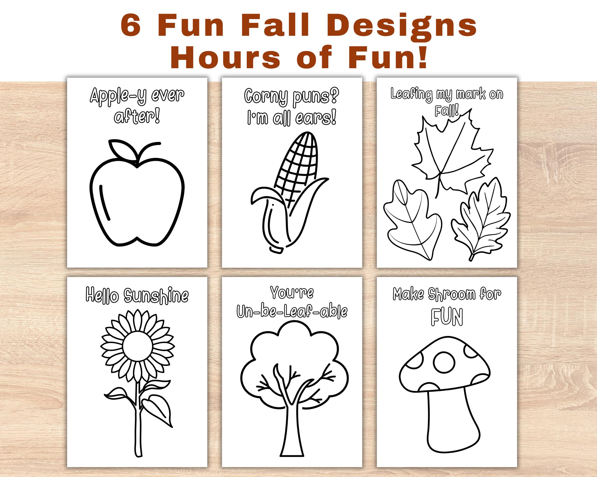 Fall Paper Craft for Kids, Torn Paper Crafts, Autumn Bundle Art ...