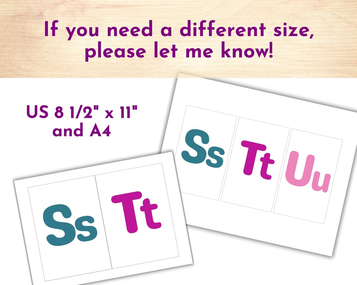 Alphabet Flash Cards, ABC Flashcards, Preschool Child Educational A-Z ...