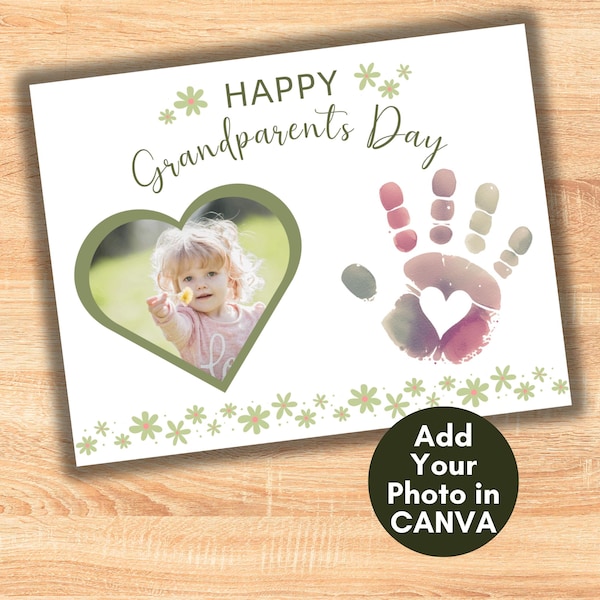 Grandparents Day Handprint - Etsy