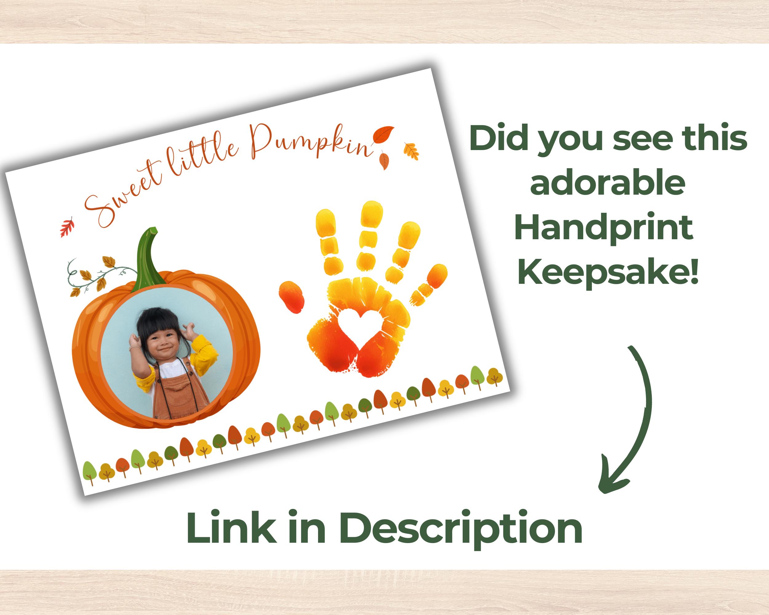 Fall Handprint Craft for Kids, Autumn Thanksgiving Tree Art Keepsake ...