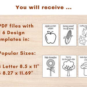 Torn Paper Crafts for Kids, Fall Art Activity Pack, Autumn Craft Bundle ...