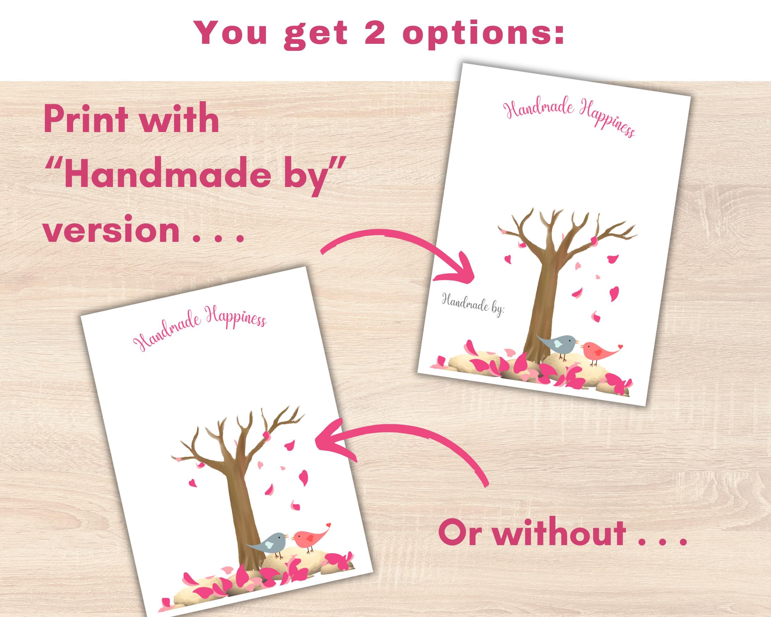 Valentine Handprint Craft for Kids, Pink Hearts Tree Art Love Keepsake ...