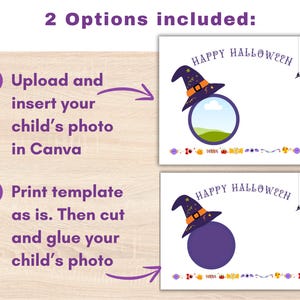 Happy Halloween Handprint Craft Photo Keepsake, Editable Kids Hand ...