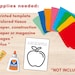 Torn Paper Craft for Kids ABC FRUIT, Easy Paper Crafts Idea Tear Rip ...
