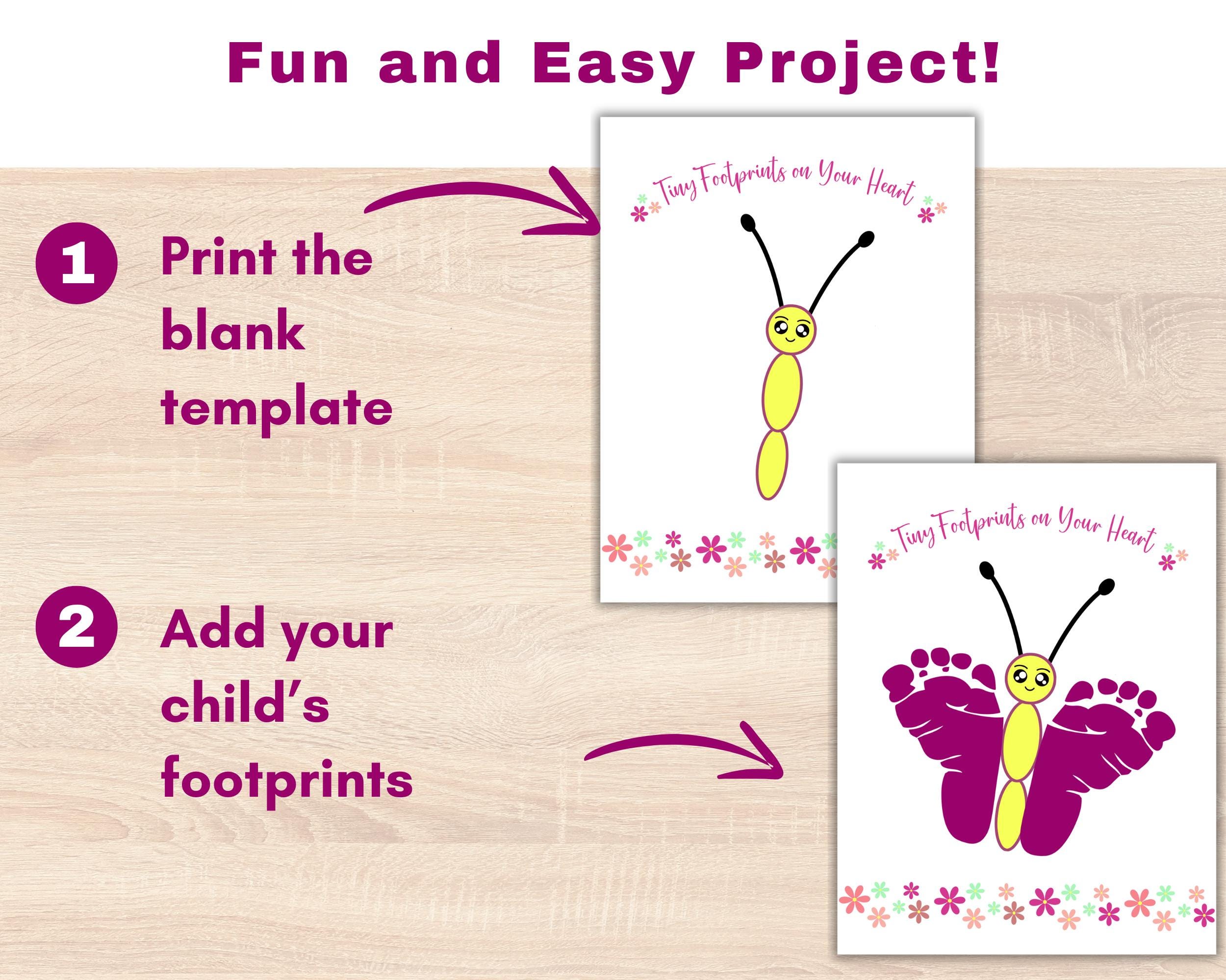 Butterfly Handprint Craft for Kids Keepsake, Hand Print Activity, Art ...