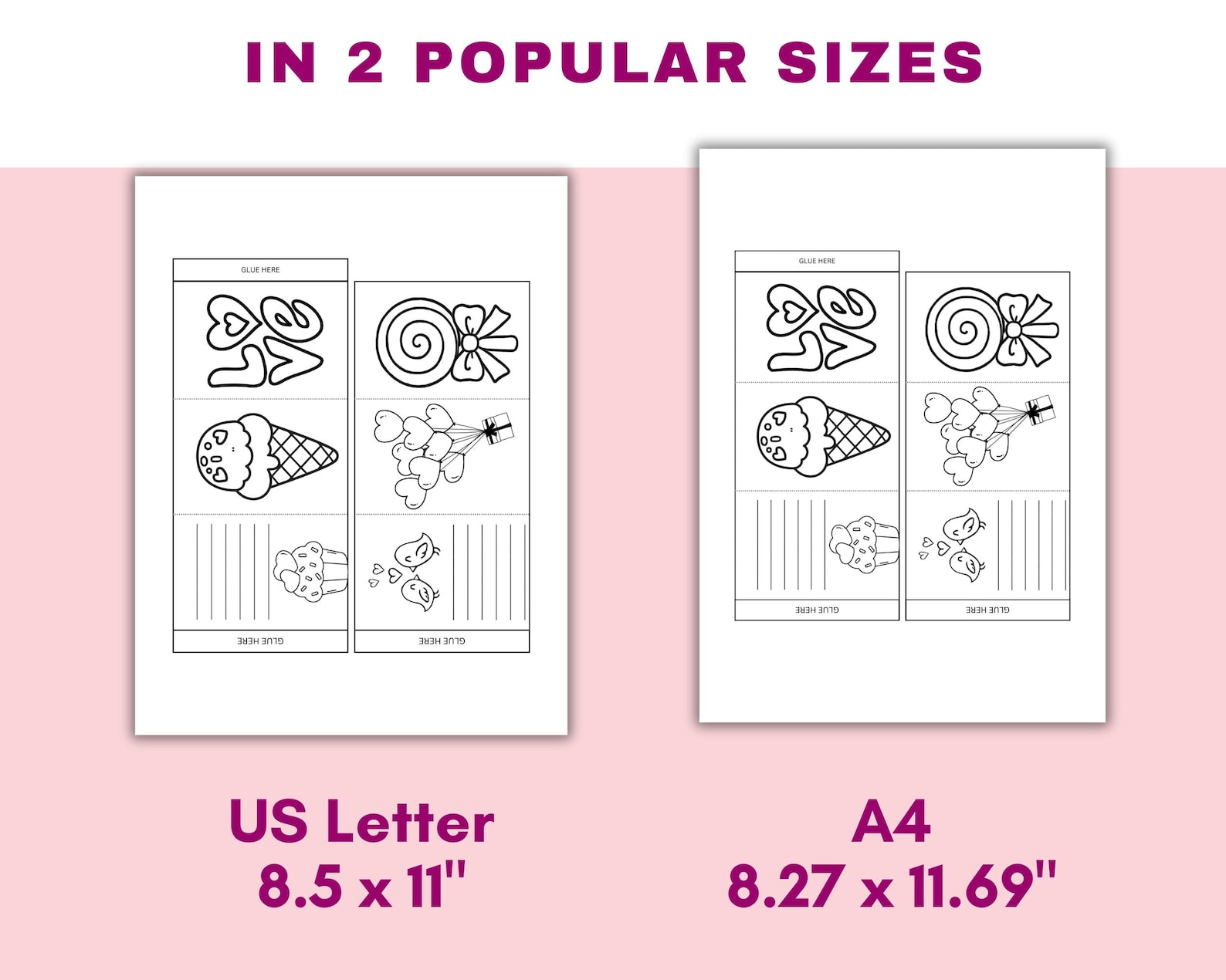 Folding Heart Card Craft for Kids, Daycare Valentines, DIY Valentine ...