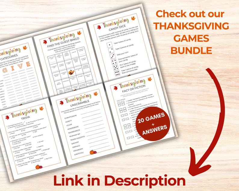 Candy Dice Game Printable Thanksgiving, Friendsgiving Dinner Fun ...