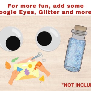 EARTH DAY Craft for Kids, Torn Paper Art Template, Easy Paper Crafts ...